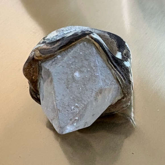 adina mills | Jewelry | Ooak Authentic Adina Mills White Quartz Pyramid ...